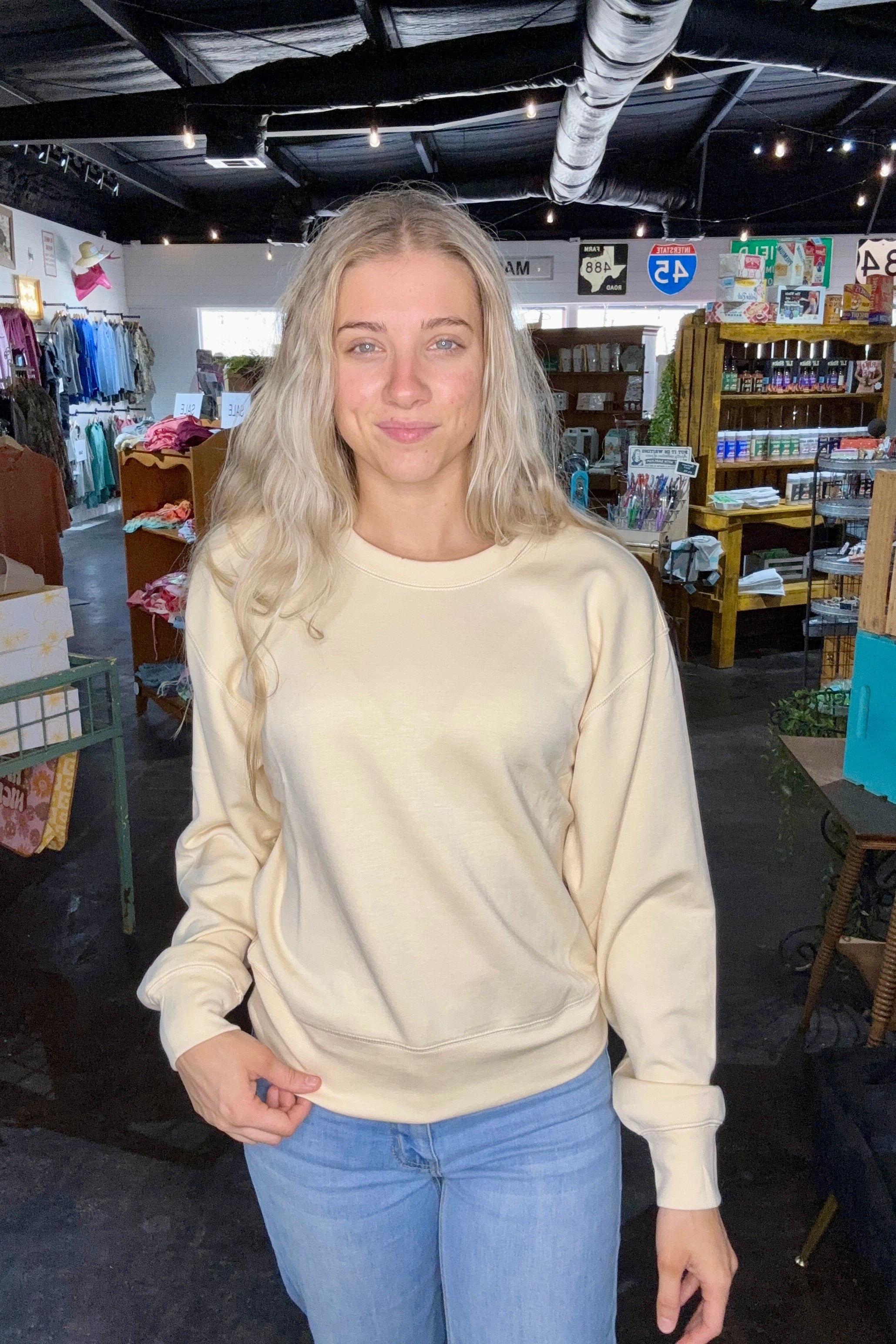 Relaxed Long Sleeve Sweatshirt The Jaded Spade